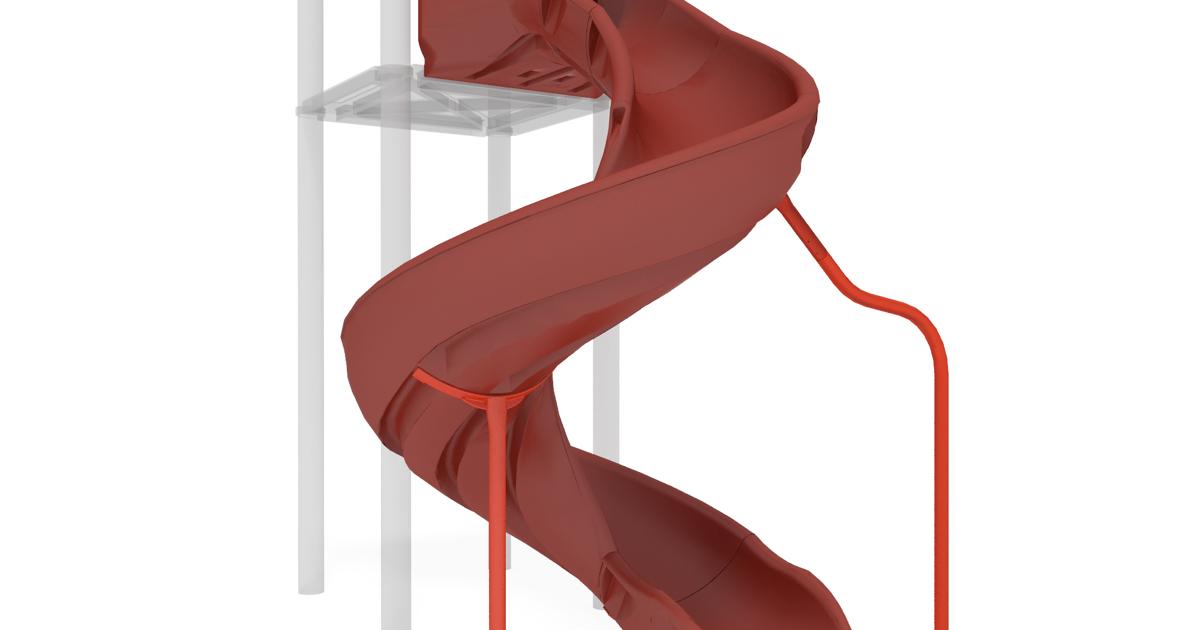 WhooshWinder® Slide EN - Twisty, Fast & Fun Playground Slide
