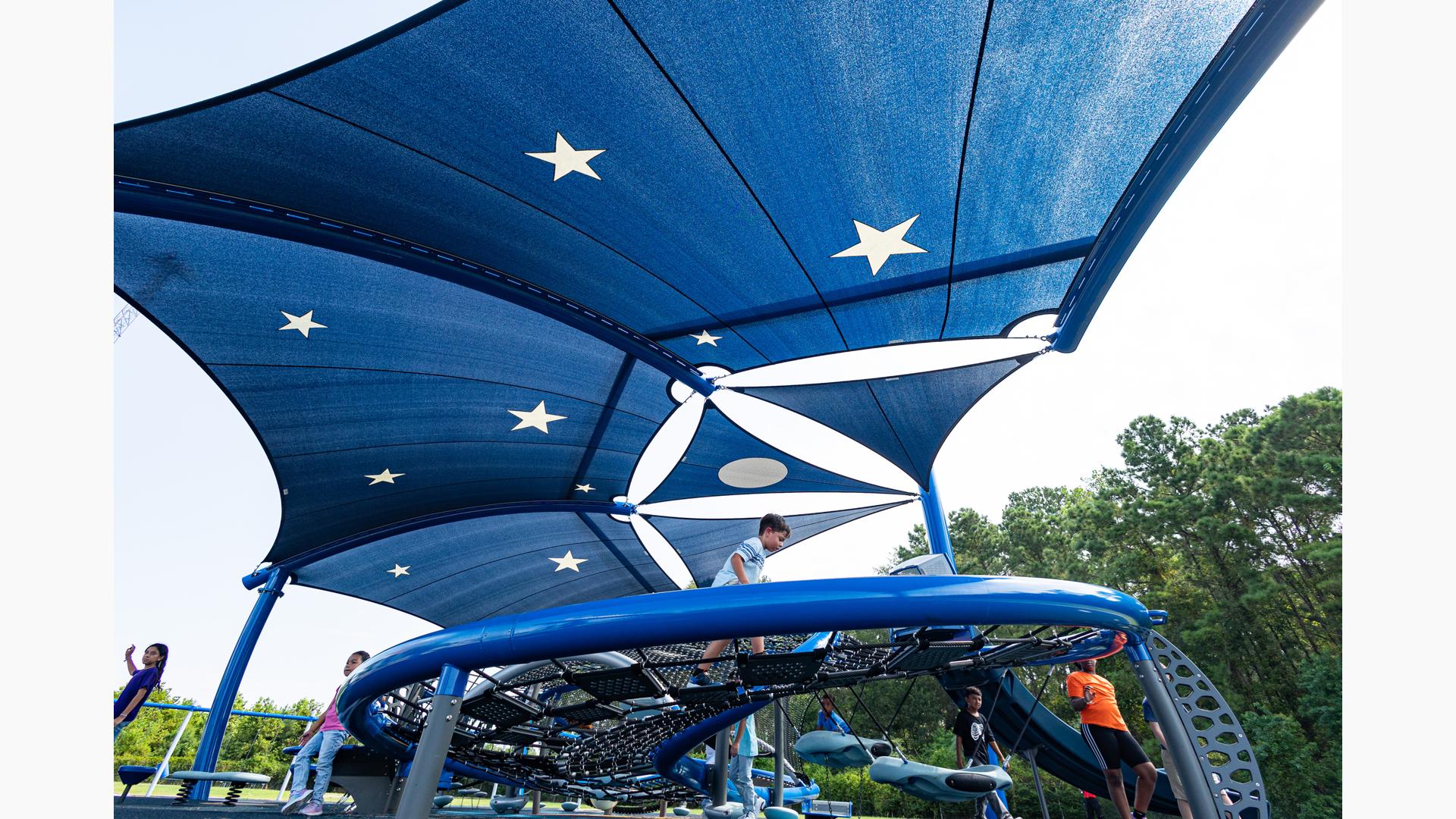 Jack M. Fields Sr. Elementary School - Custom Space-themed School Playground