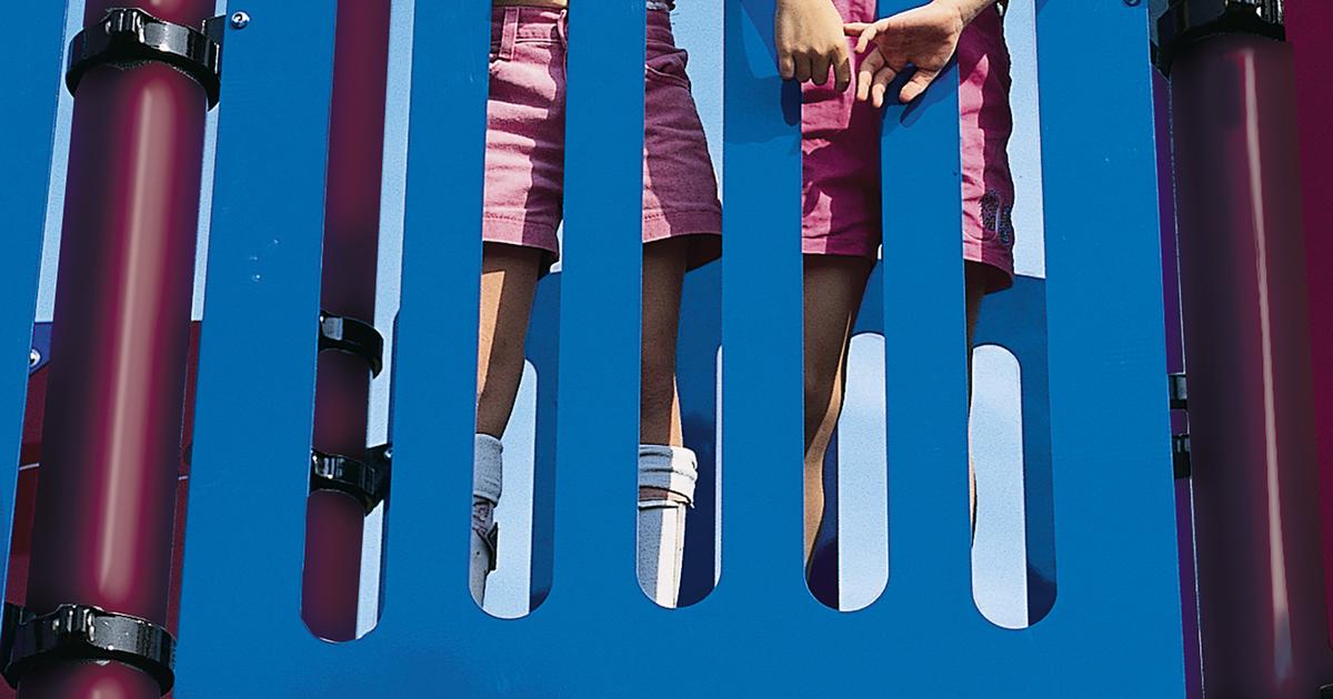 Arch Bridge (42") w/SteelX® Barriers - Landscape Structures