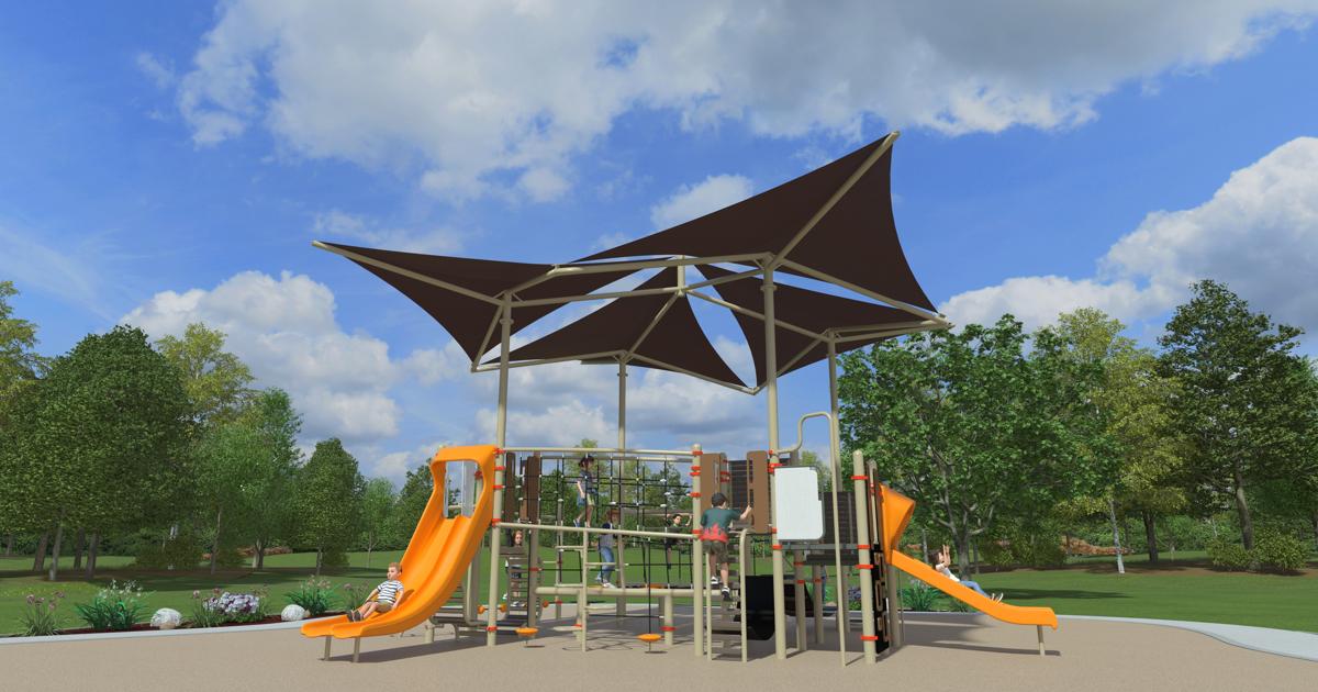 Venti® with Integrated SkyWays® Hypar - Landscape Structures