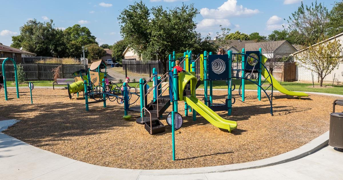 Hillside Park - Colorful Neighborhood Playground