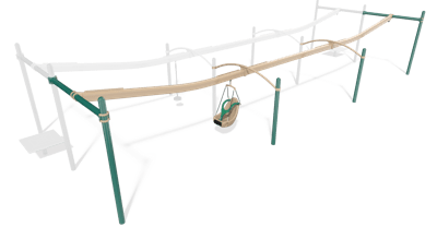 ZipKrooz® Assisted Additional Bay - Add More Zip Line Fun