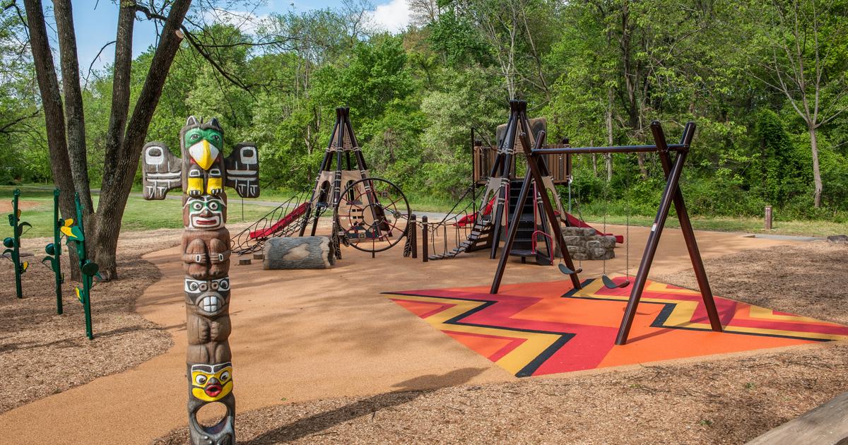 Indian Creek Playground - Native American-Themed Playground