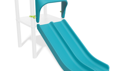 Double Slide - Poly Slide for Two Kids - One Piece Design