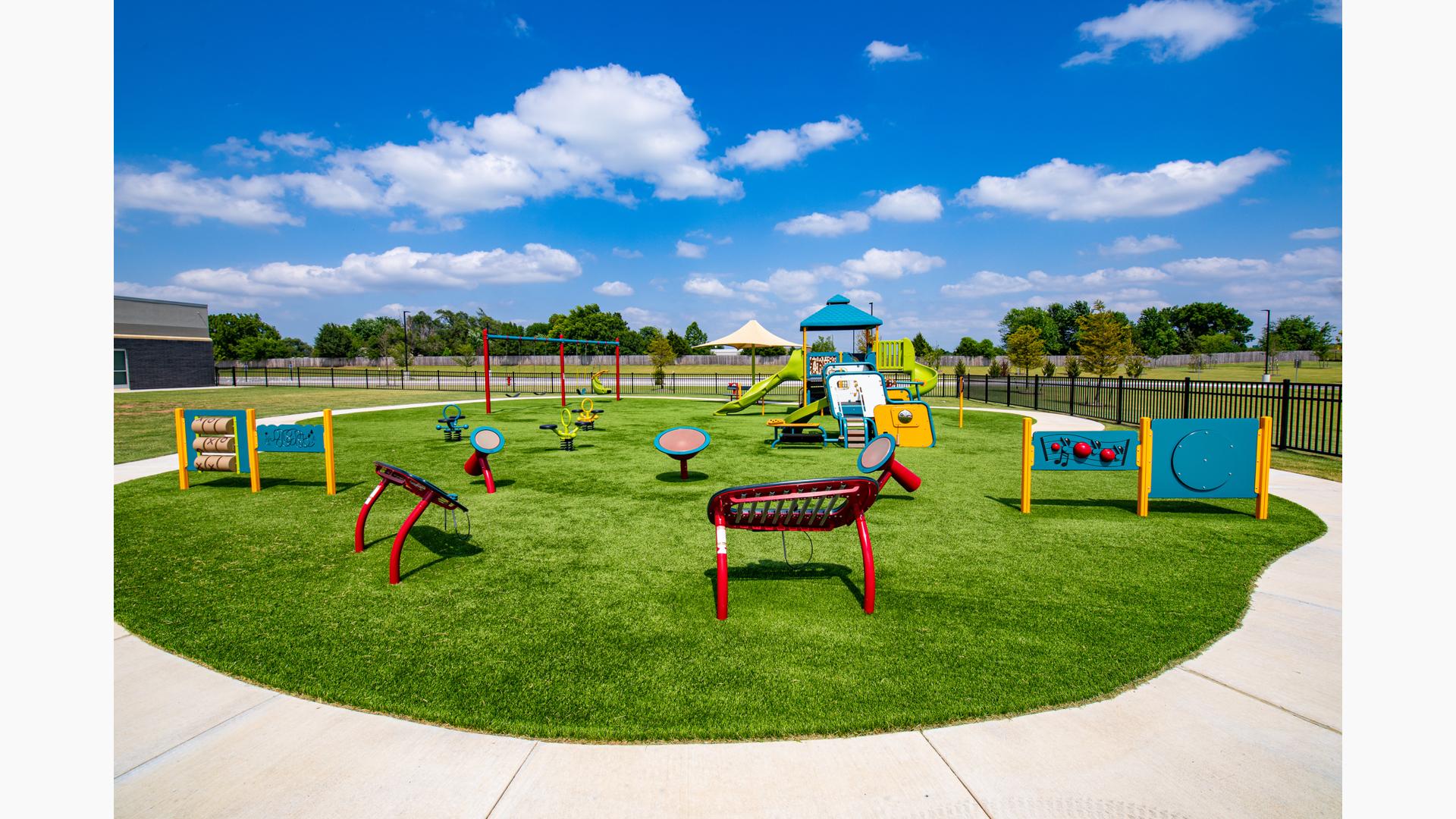 Lucile Ellingwood Morrow Elementary - Colorful Playground Spaces for ...