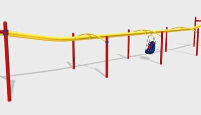 ZipKrooz® Assisted - Inclusive Playground Zip Line for Kids of All Ages ...