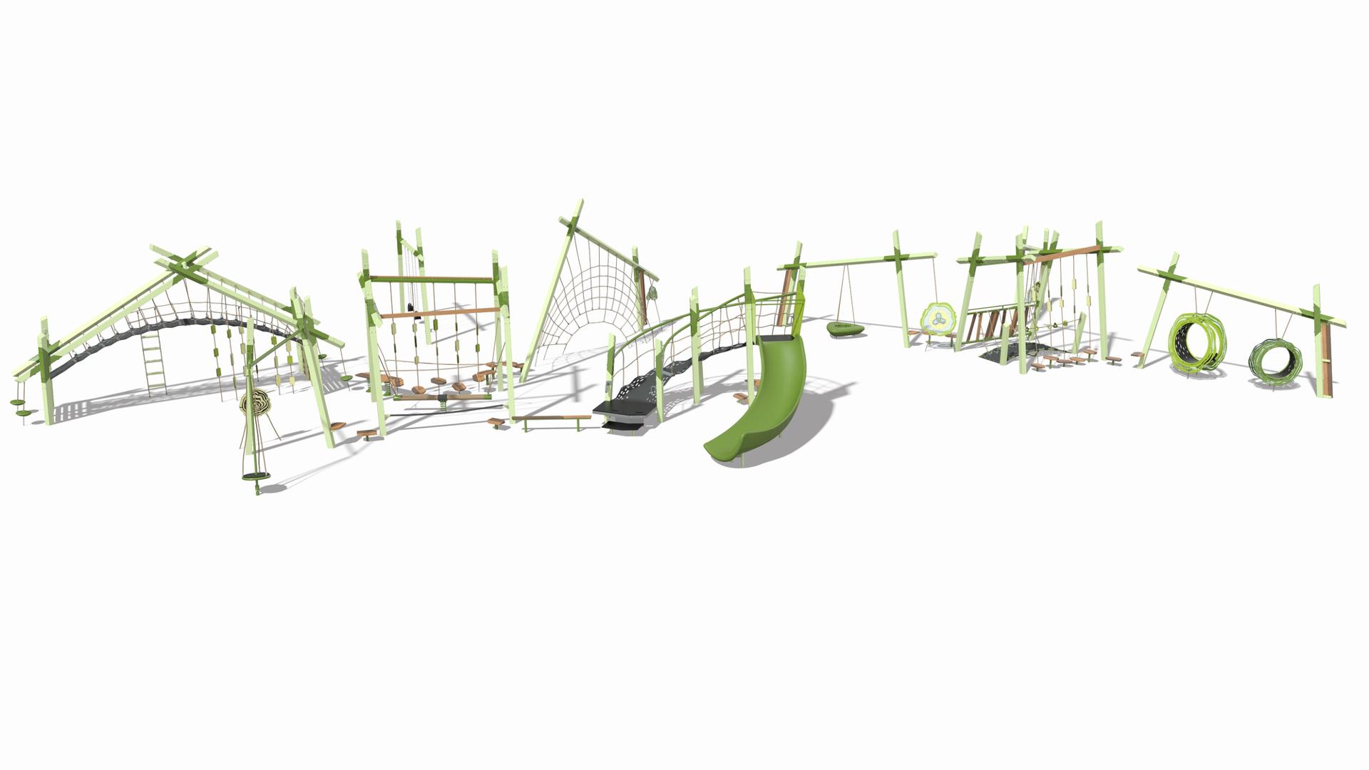 Wooded Park - Forma™ Contemporary Playground Design