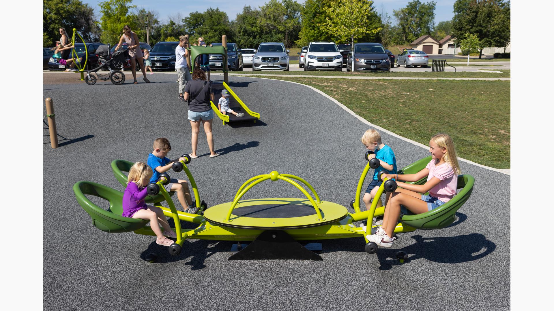 the Grove at Village Park - Double Playground Towers