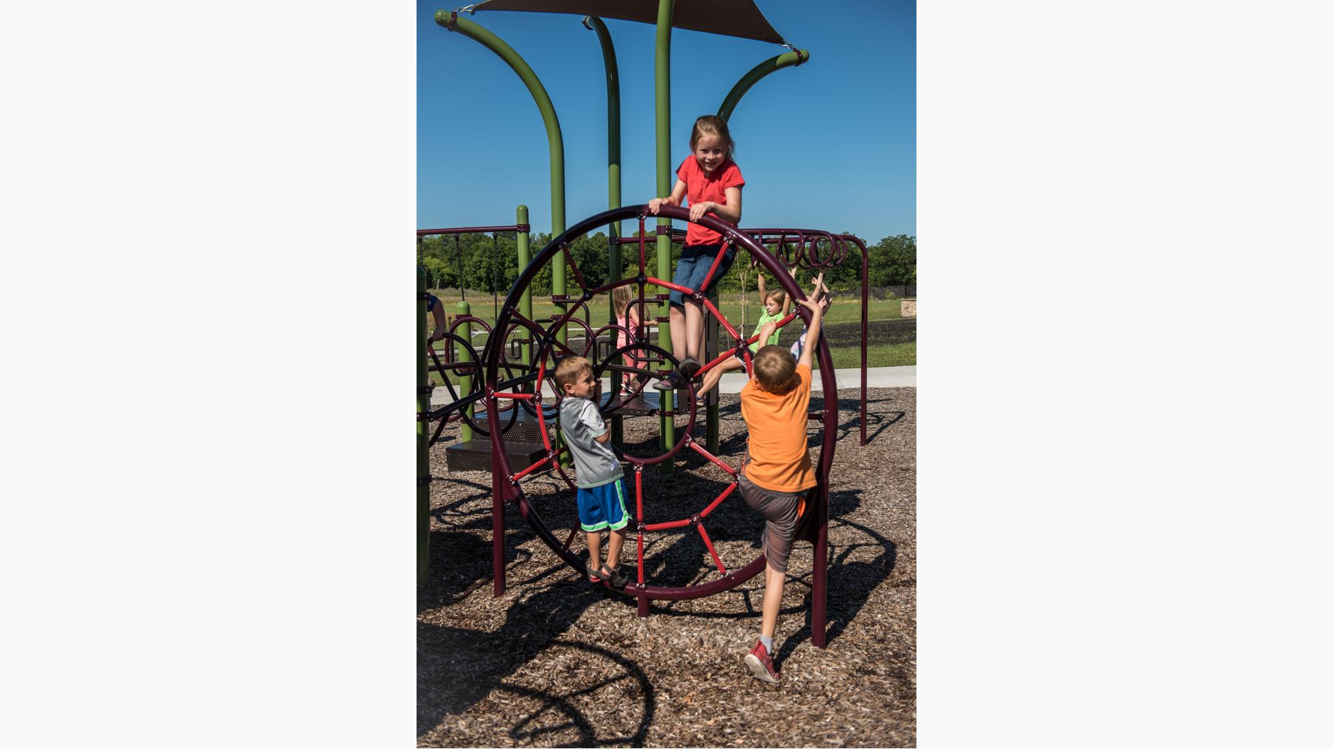 Steel Spider Web Climber - Cable Net Playground Climber