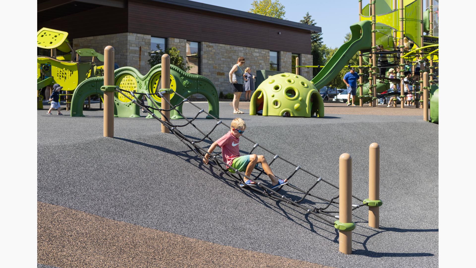 the Grove at Village Park - Double Playground Towers