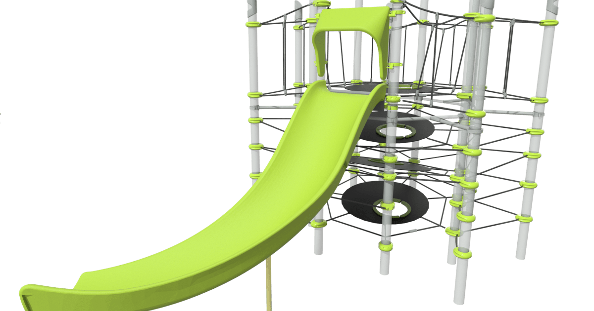 Disc Net Climber with Alpine Slide for Netplex mainstructures ...