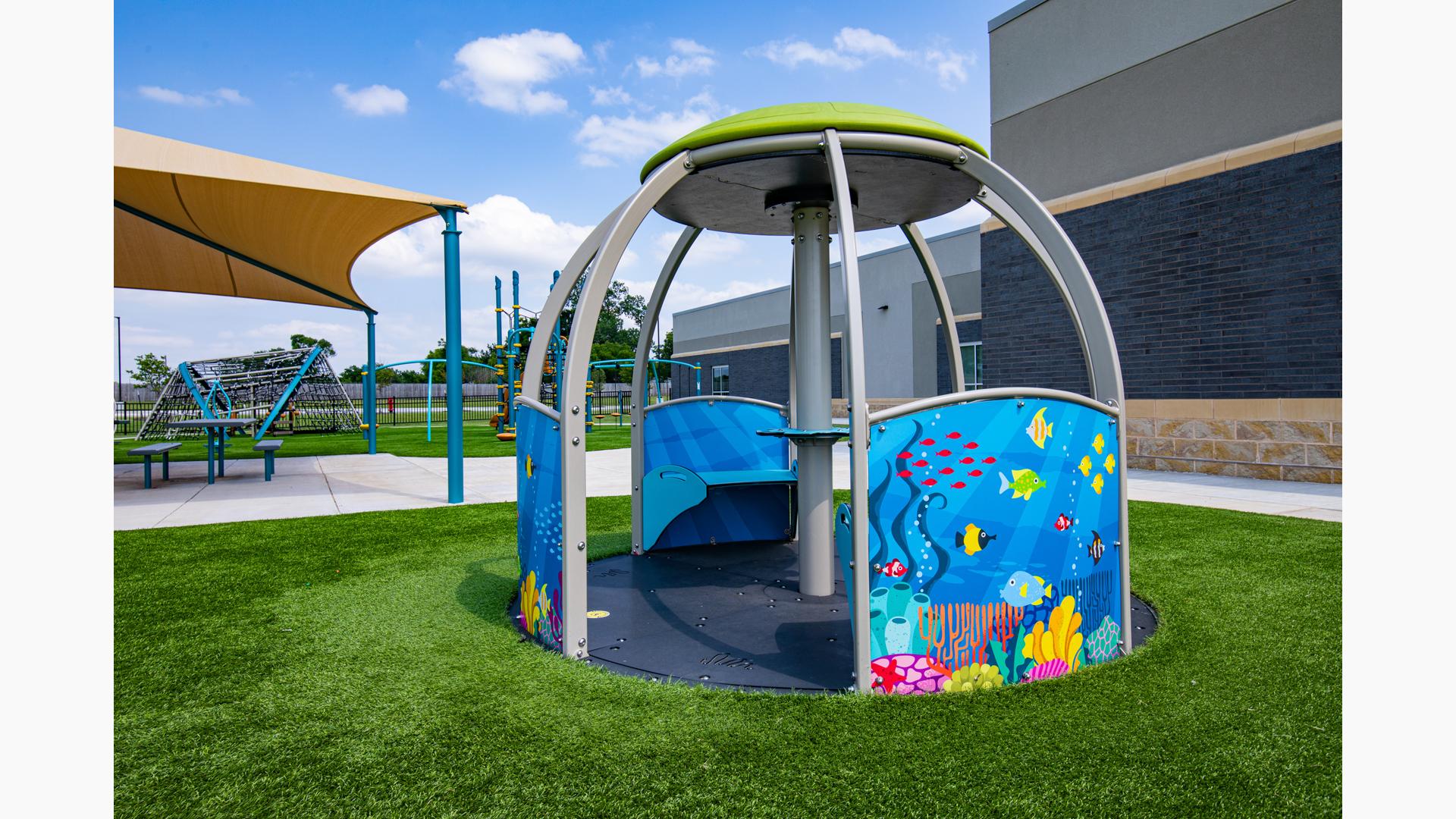 We-Go-Round® Wheelchair Accessible Playground Ride - Themed Panels
