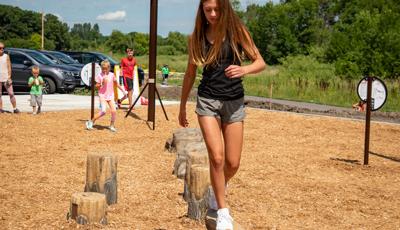 Log Balance Beam - Nature-Themed - Landscape Structures