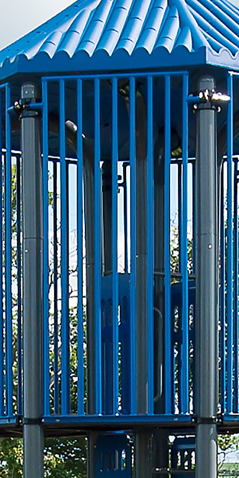 12' Tower Pipe Barrier - Barrier Panel for Increased Safety - Landscape ...