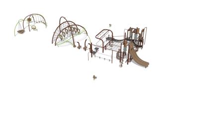 Reed and Grant Sports Park - Colorful Neighborhood Playground