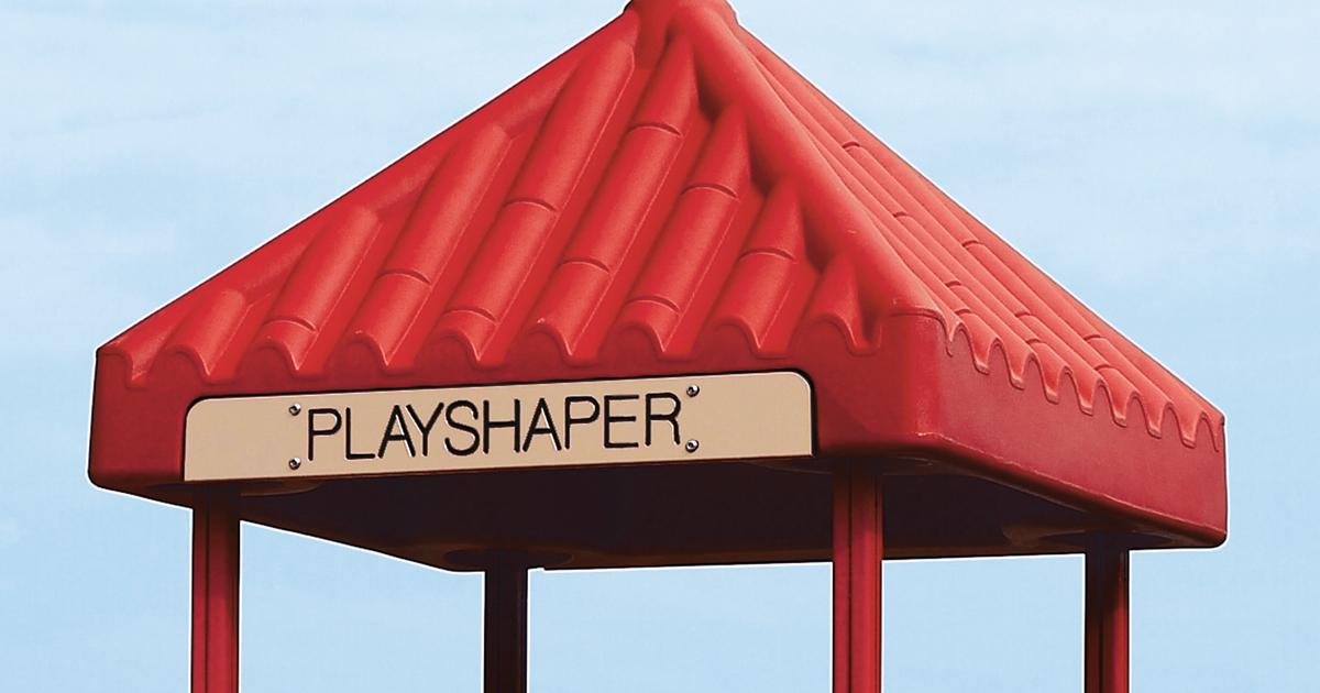 Square Peak Tile Roof - Square Roof with Tile Pattern & Logo