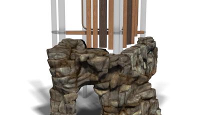 The Den® Rock - Mountain Climber with Hideaway