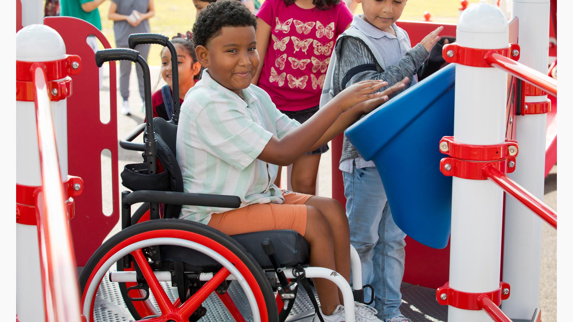 Inclusive Park at Blanca E. Sanchez Elementary - Accessible Playground ...