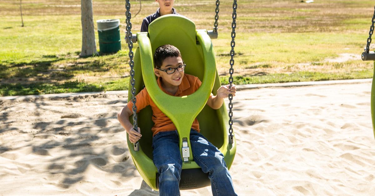 Molded Bucket Swing Seat with Harness and Chains