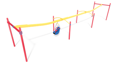 ZipKrooz® Assisted - Inclusive Playground Zip Line for Kids