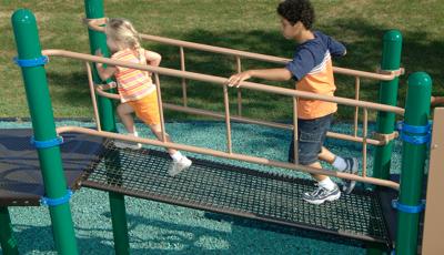 Grid Walk with Guardrails - Landscape Structures