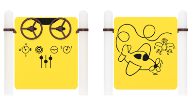 Braille and Clock Panel - Learn Braille Numbers and Letters