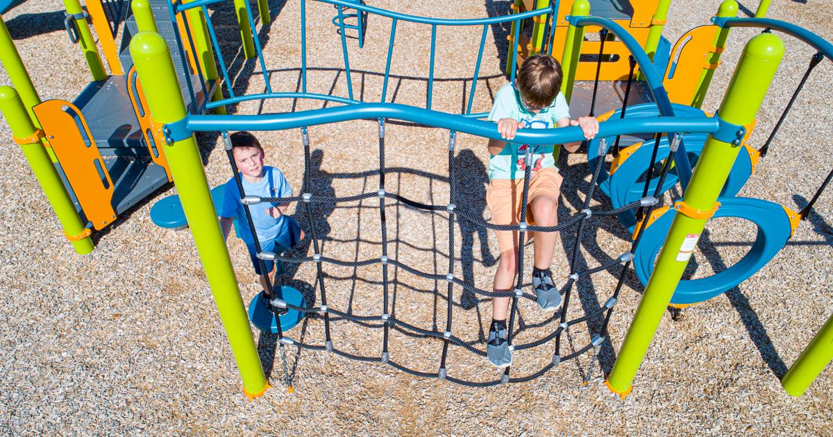 Fish Net Playground Climber - Sturdy Cable Climber