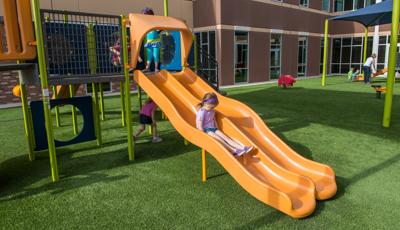 Double Wavy Slide - Plastic Waved Double Slide w/ Hood