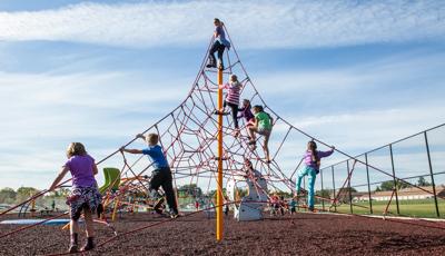 Lunar Blast Net Climber - Huge Cable Net Playground Climber