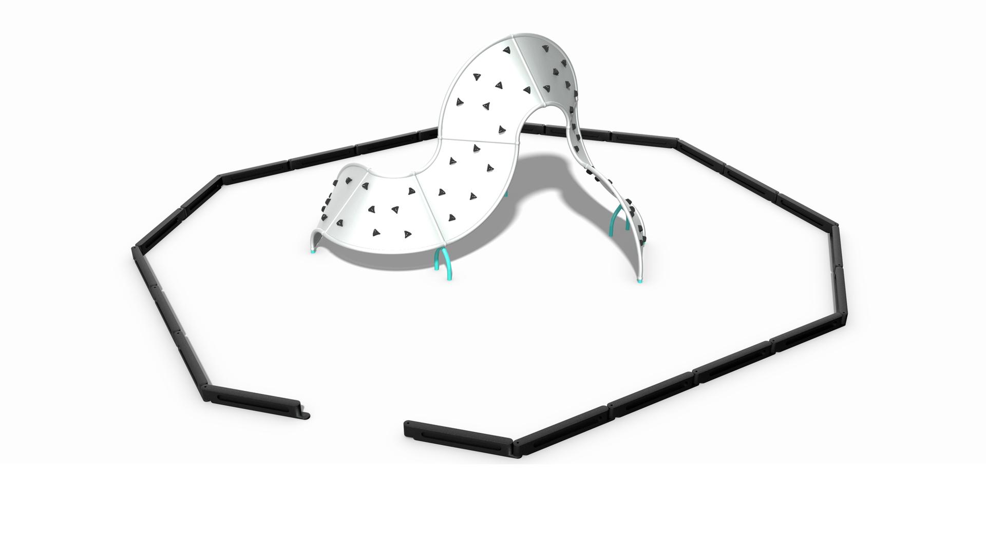 7-Panel Mobius® Climber - Climbing Wall for Preschool Play