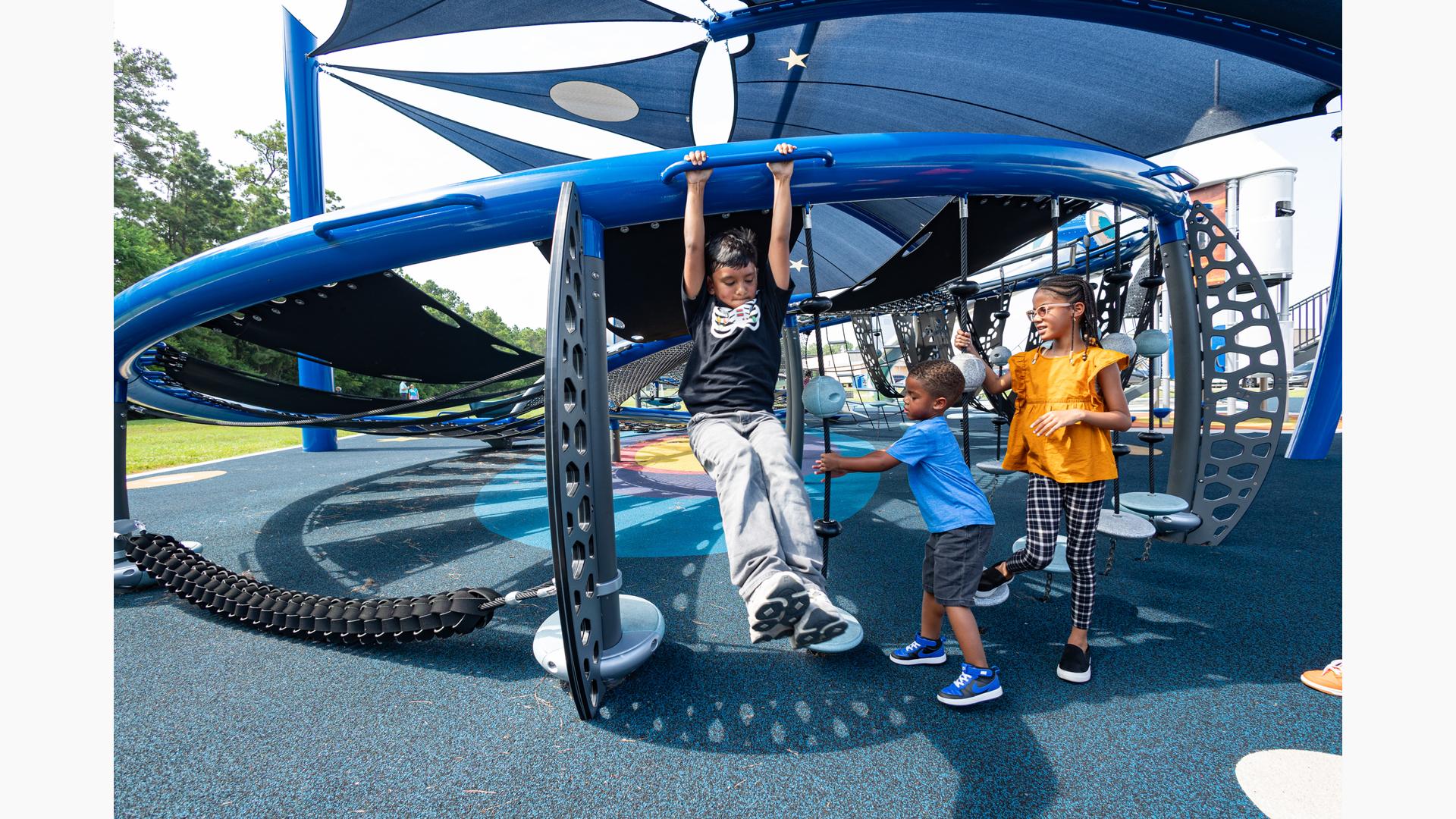 Jack M. Fields Sr. Elementary School - Custom Space-themed School Playground