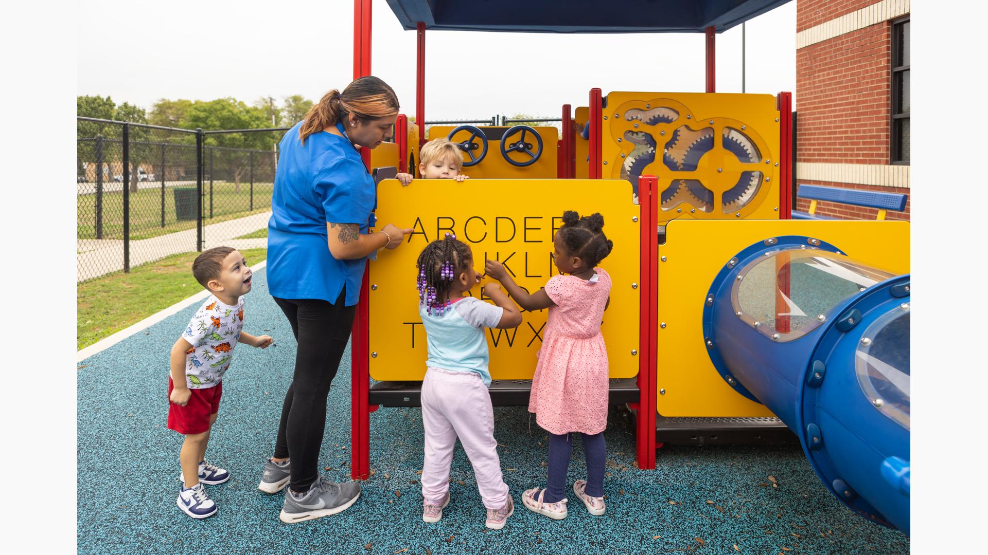Little Dragons Learning Center, David Daniels Elementary School - Preschool Playground Fun!