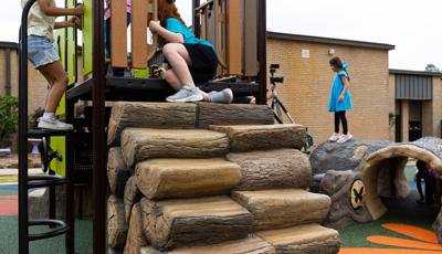 Log Stack Climber - PlayShaper® Nature-Inspired Play