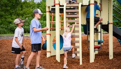 Wood Plank Ladder with Permalene® - Landscape Structures