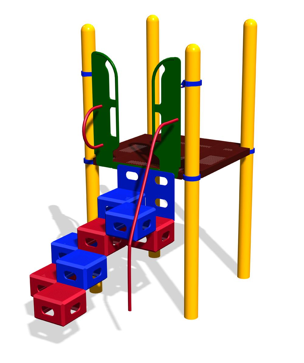 Block Climber w/SteelX® Handholds - Landscape Structures