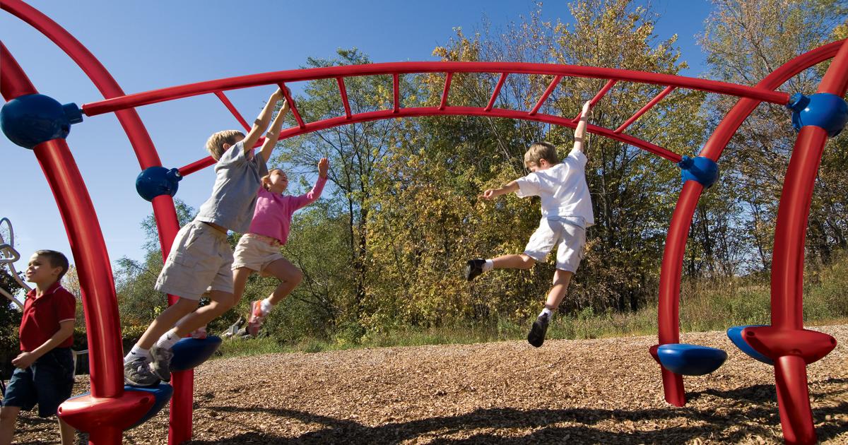 Bow Ladder® - Curved Overhead Playground Ladder