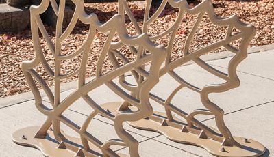 Leaf Bike Rack - Holds 4 bikes - Landscape Structures