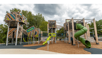 Nook and Loft - Matching playgrounds provides age-appropriate play ...