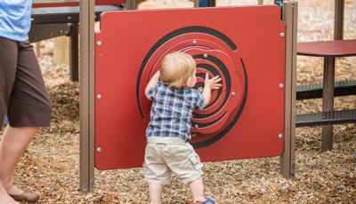Rain Sound Wheel Panel - Interactive Auditory Panel