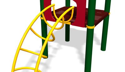 Loop Arch Climber - Arched Ladder - Landscape Structures
