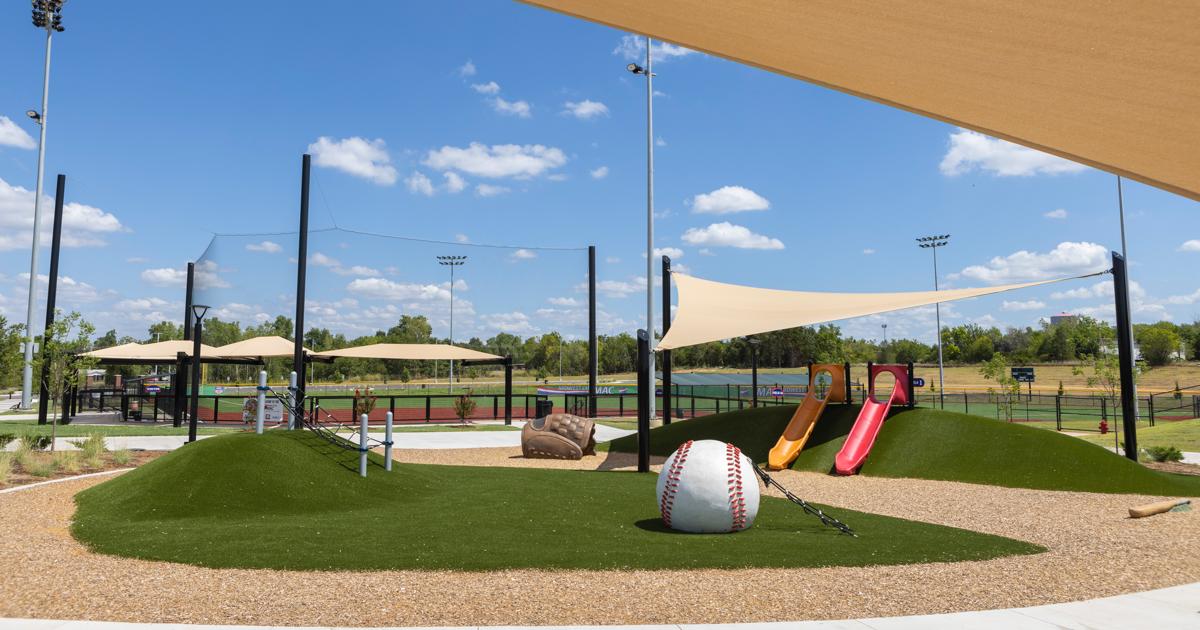 Midwest City Multi-Athletic Complex - Baseball-themed playground and ...