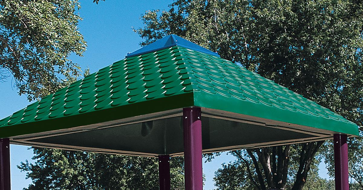 Super Square Shingle Roof - Giant 94 Inch Square Roof