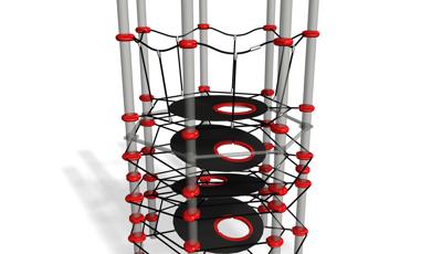 Disc Net Climber - Revolutionary Climbing Core Structure for Kids