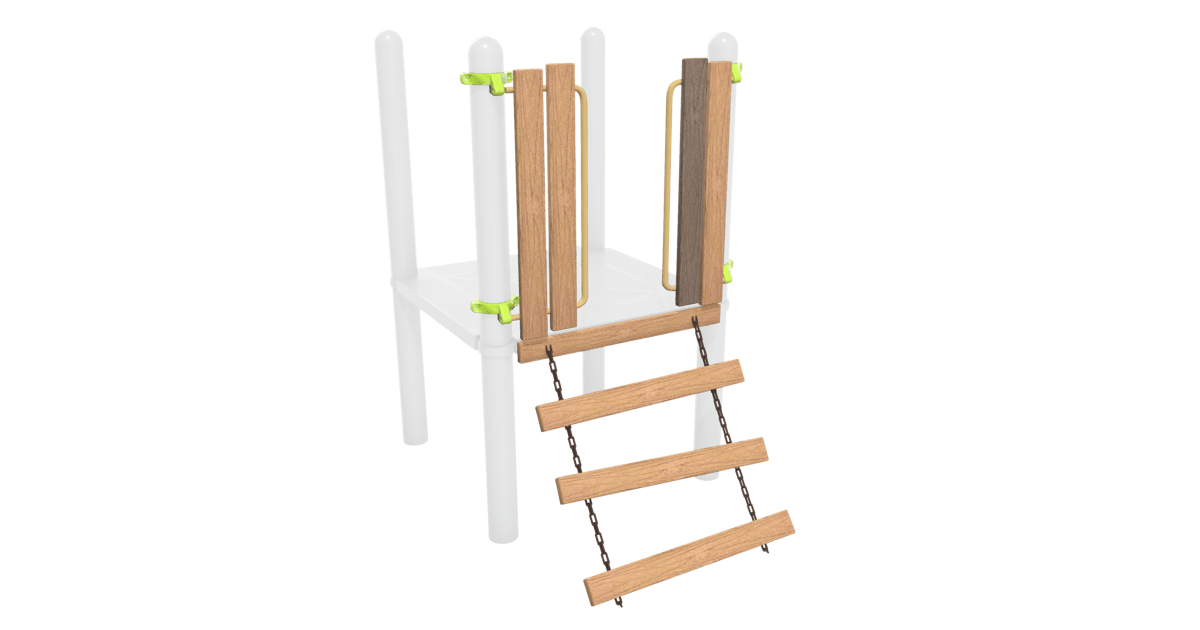 Wood Plank Wiggle Ladder EN - Climber - Landscape Structures