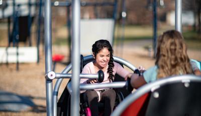 We-Go-Swing® - Inclusive Accessible Wheelchair Swing Set
