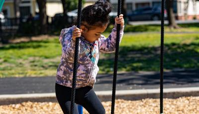 Evos Swiggle Stix Playground Bridge - Landscape Structures