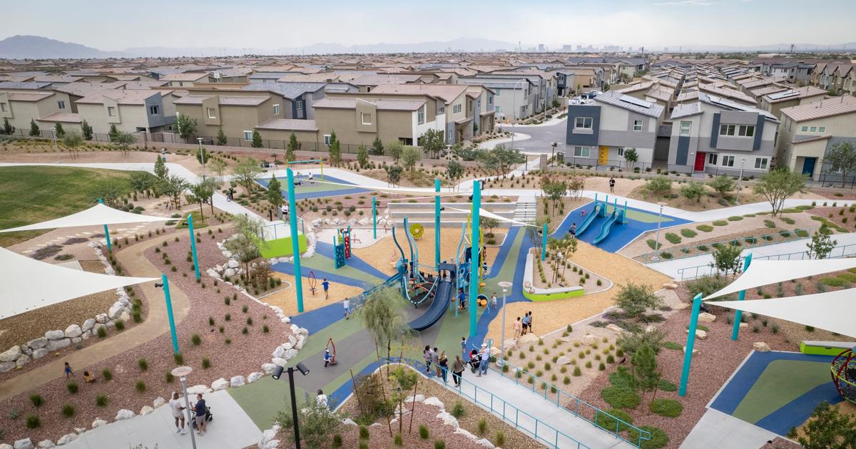 Galaxy Park - Beach-themed Playground with Shade Sails!