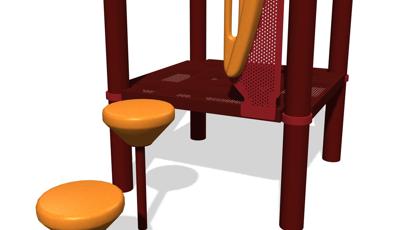 Pod Climber® w/Vibe® 24" Deck - Landscape Structures