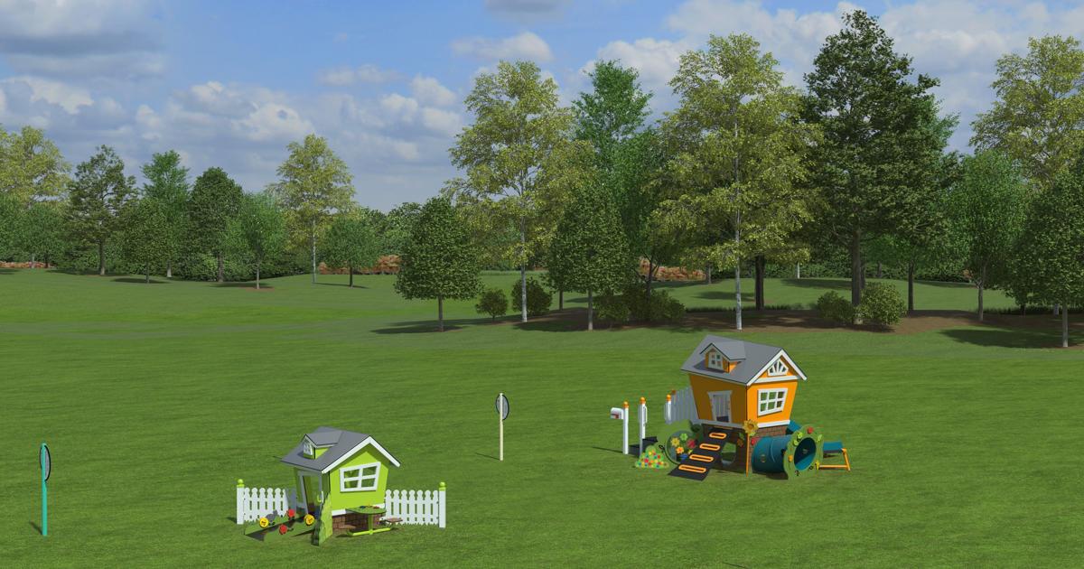 Nook and Loft - Matching playgrounds provides age-appropriate play ...