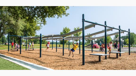 Track Rides & Ziplines - Freestanding - Landscape Structures